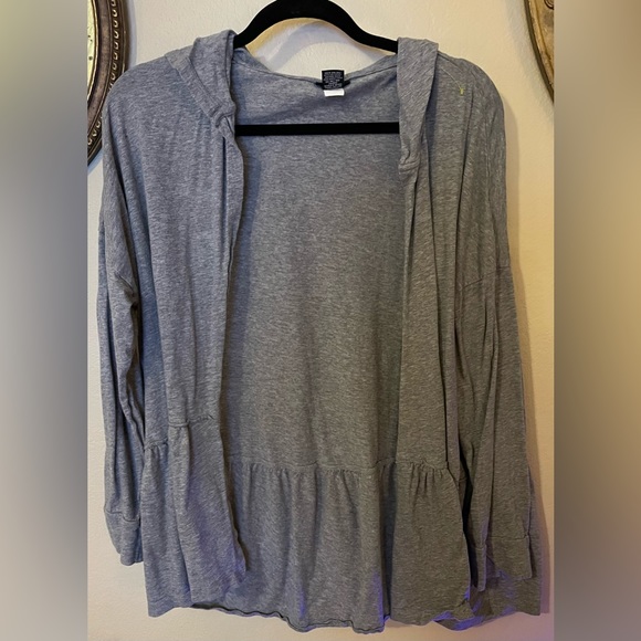 torrid | Jackets & Coats | Gray Torrid 2 Hooded Jacket Baby Doll ...